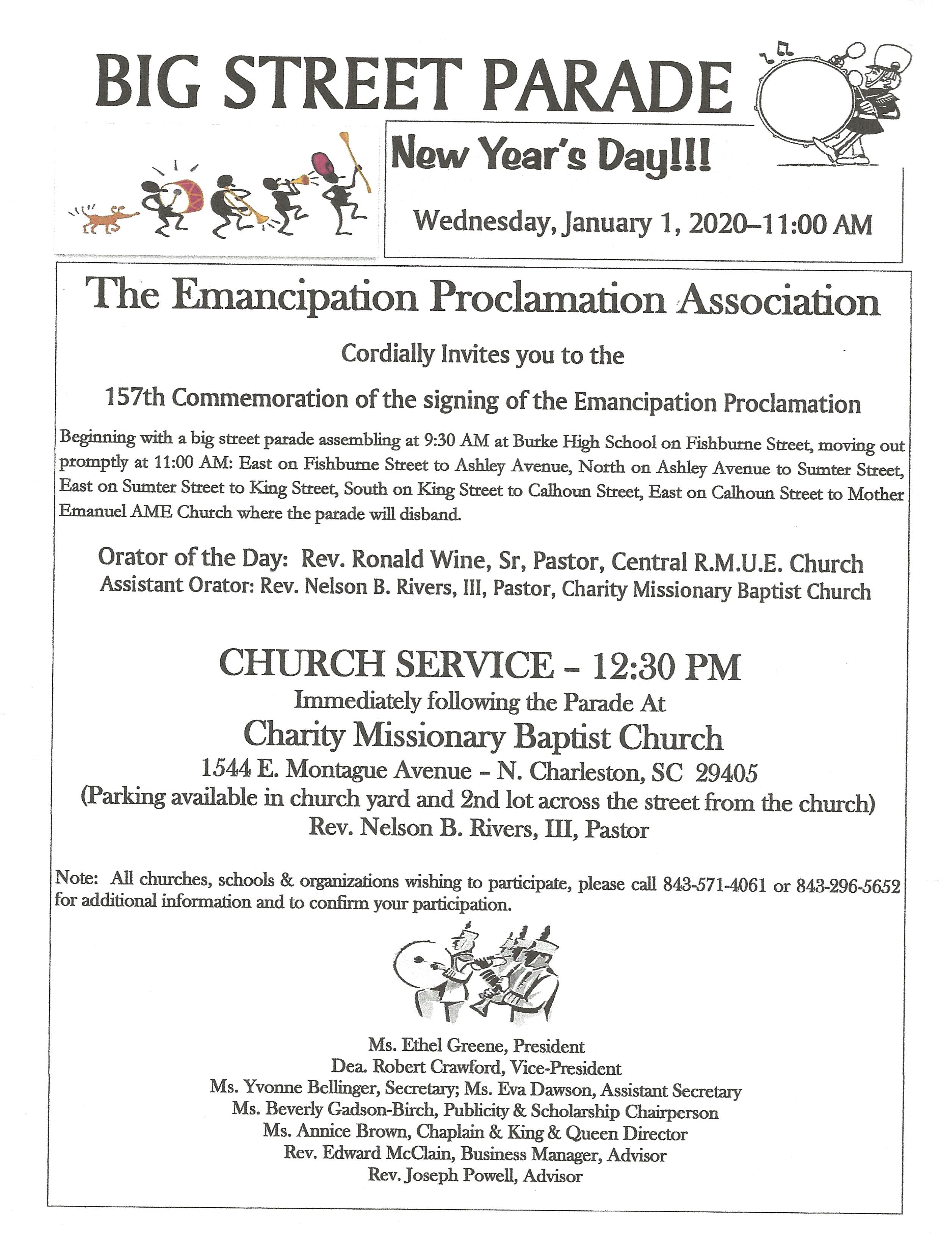 Events – Charleston Emancipation Proclamation Association